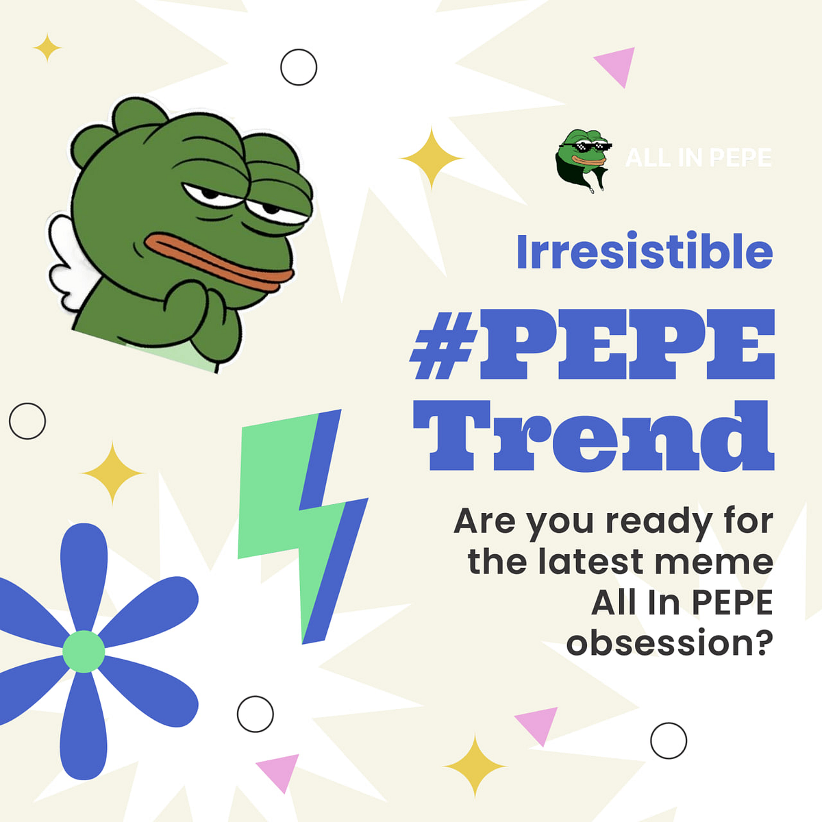 💃 ALL IN PEPE — the next #PEPE Generation 🛩 👀 - ALL IN PEPE - LFG ...