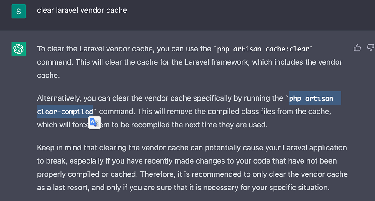 How to clear laravel package compiled cache - 一天一例 - Medium