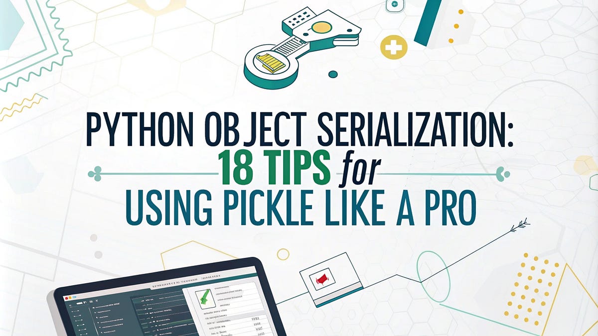 Python Object Serialization: 18 Tips for Using pickle Like a Pro | by Aman Kardam (PhD) | Level ...