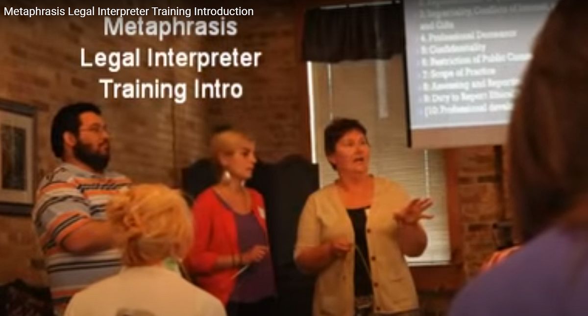 Metaphrasis Legal Interpreter Training Introduction | by Metaphrasis | Medium
