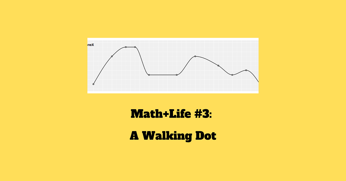A Walking Dot. Math+Life #3, September 2 ‘18 | by Nikita Dhawan | Math ...