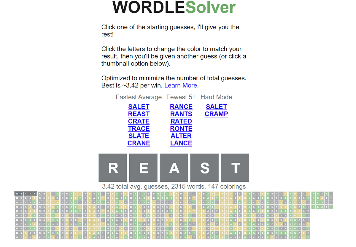 Wordle…again?. I wrote about playing Wordle as a human… | by Ray Zhang ...