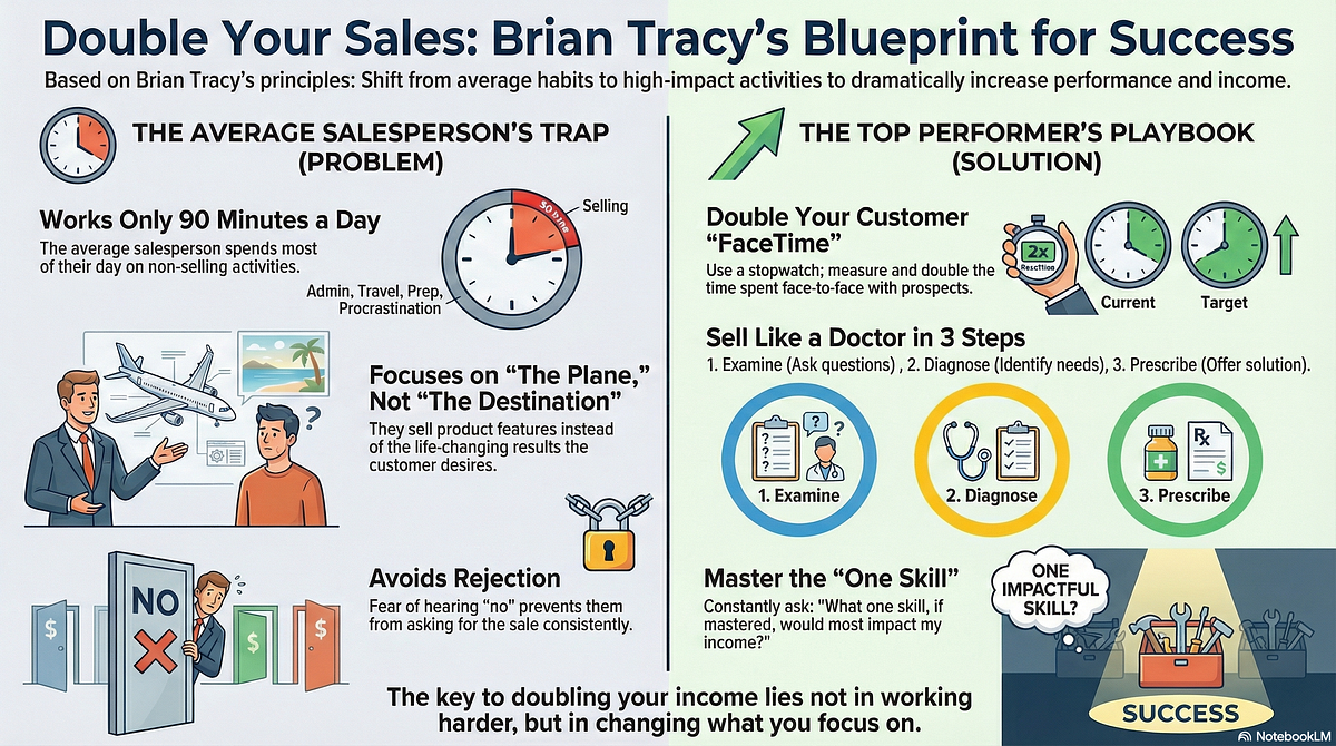 Stop Selling, Start Diagnosing: 4 Sales Lessons to Double Your Income ...