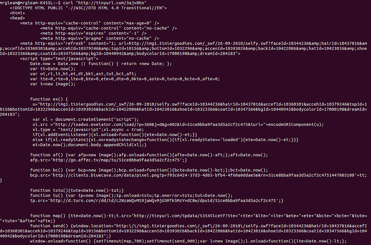 Cross site scripting URL redirection in chrome with TinyURL | by ...