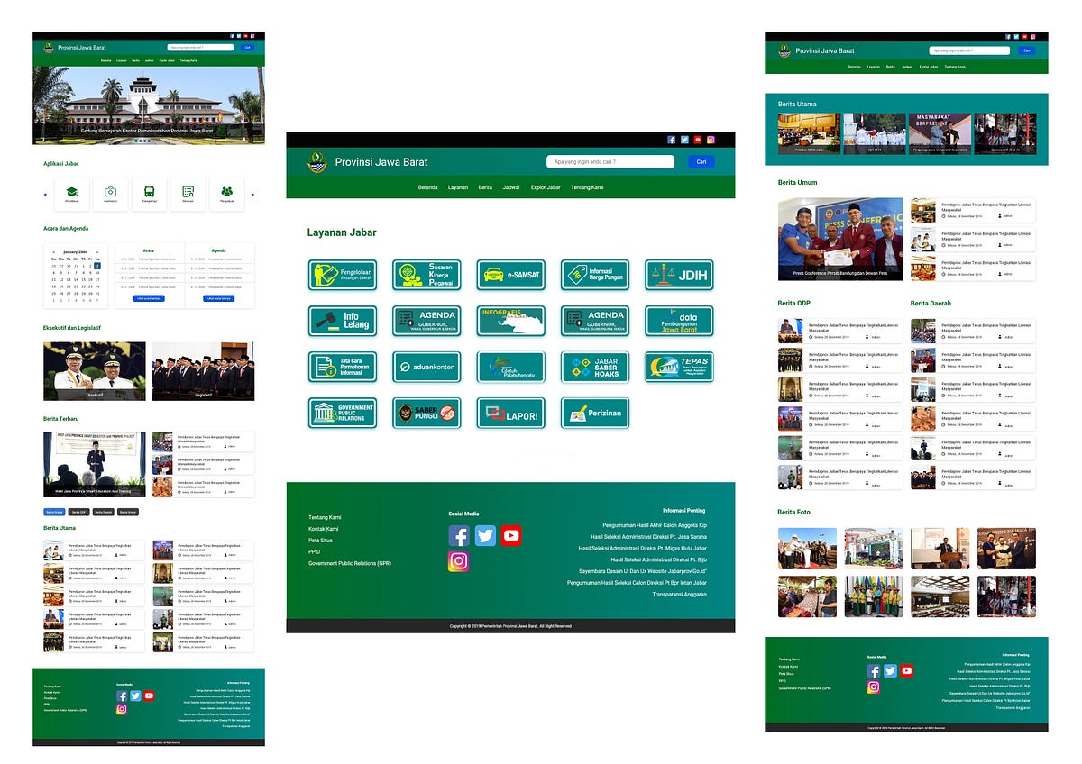 UX Case Portal Website Pemerintahan Jawa Barat Redesign | by Hen Hen ...
