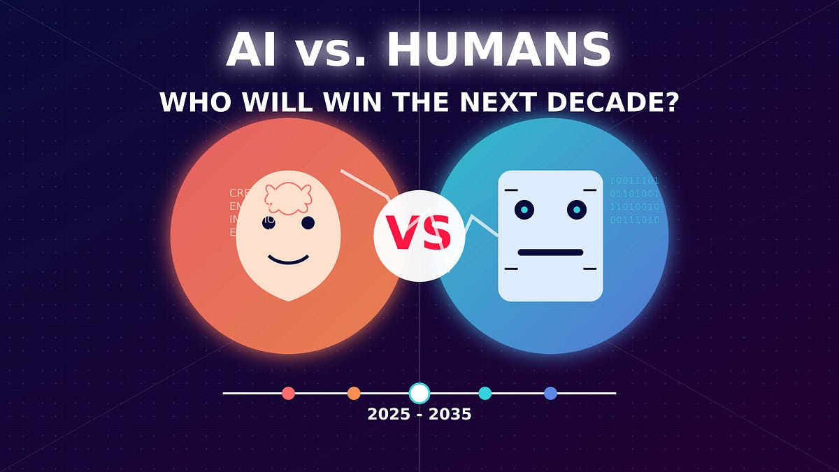 AI vs Humans: Who Will Win the Next Decade? | by Ponraj Thuvarakan | Medium