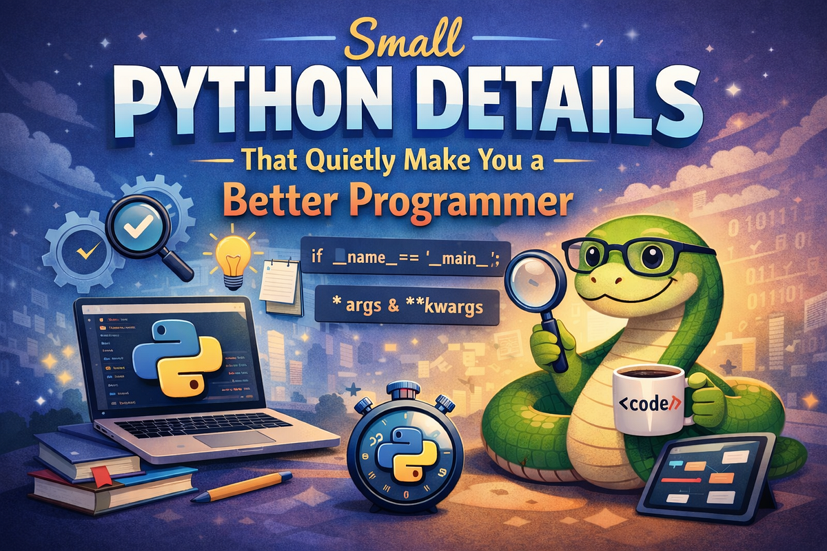 Small Python Details That Quietly Make You a Better Programmer | by ...