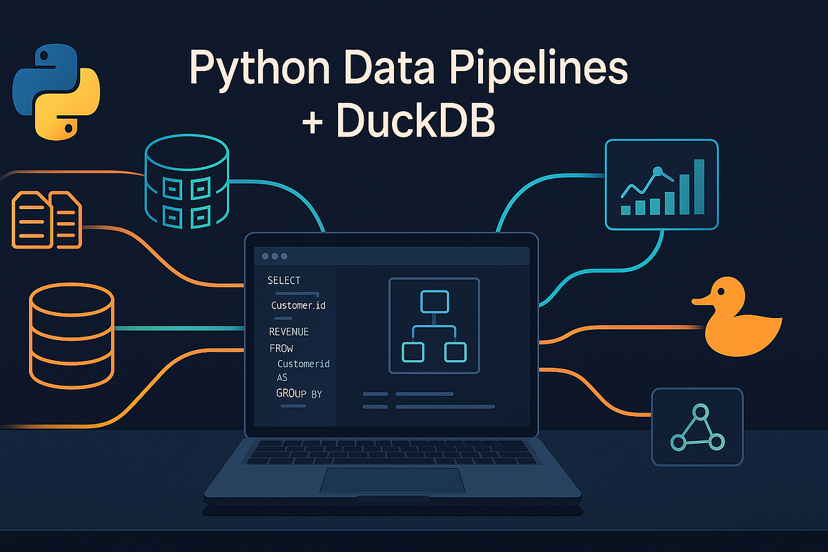 5 Python Data Pipeline Patterns DuckDB Simplifies | by Quaxel | Nov, 2025 | Medium