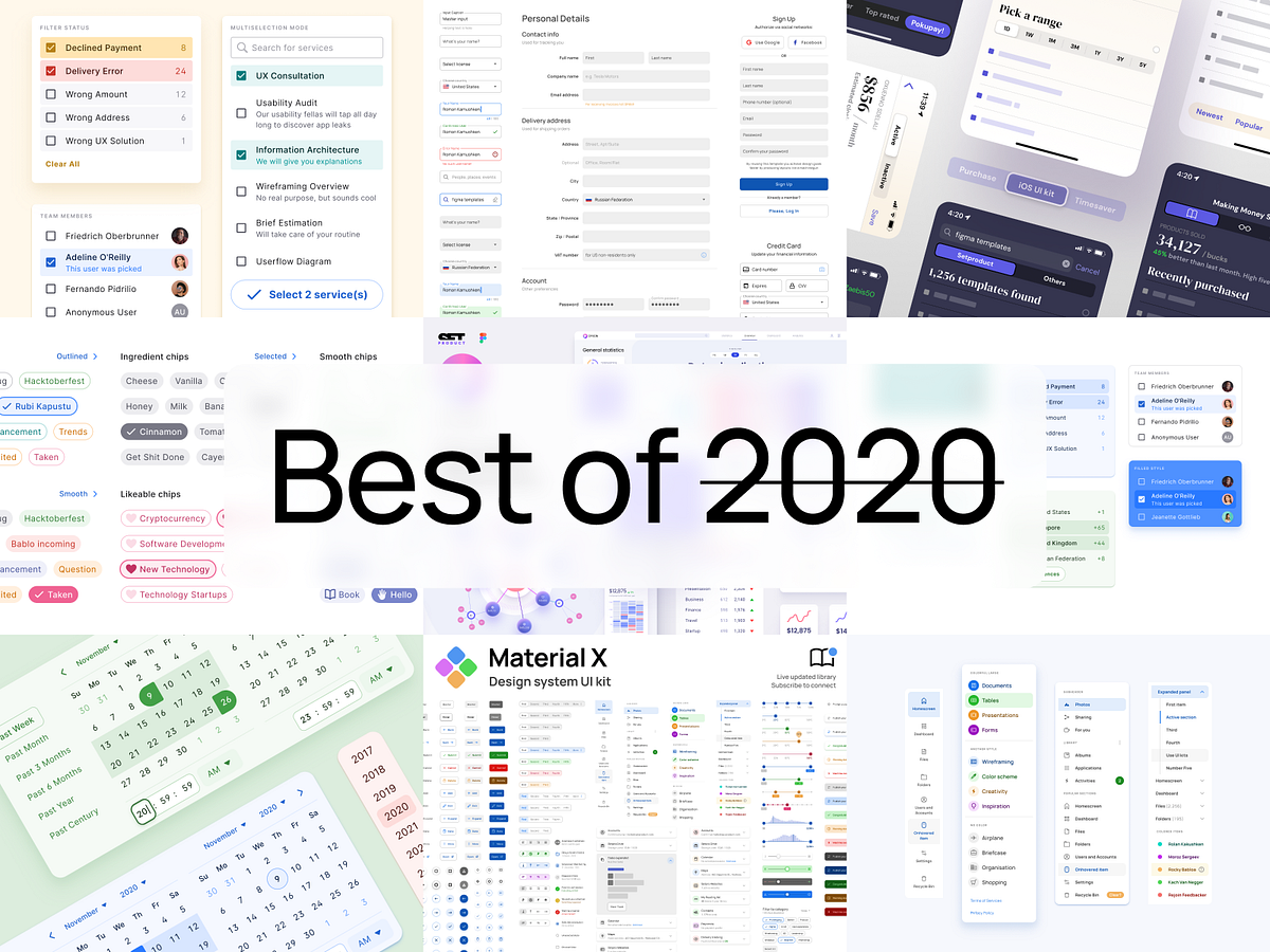 UI design inspiration — Best shots in review 2020 | by Roman Kamushken ...