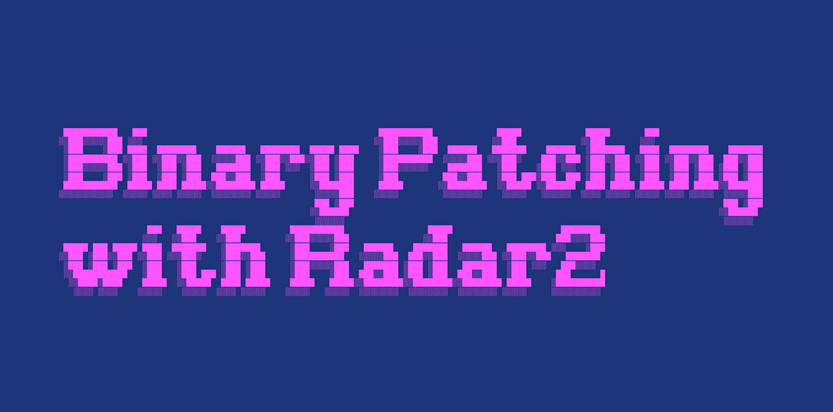 Binary Patching with Radar2. This article provides an overview of… | by Pavel Durov | Level Up ...