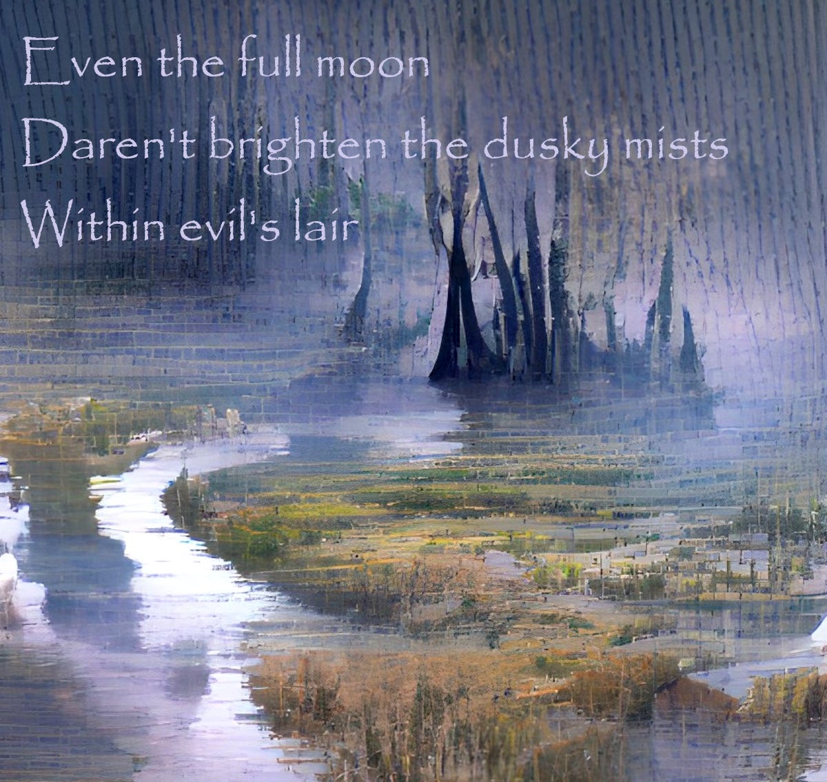 Dark Evil Swamp