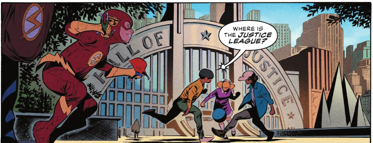 Comic Book Haiku — Justice League #75 - The Ugly Monster - Medium