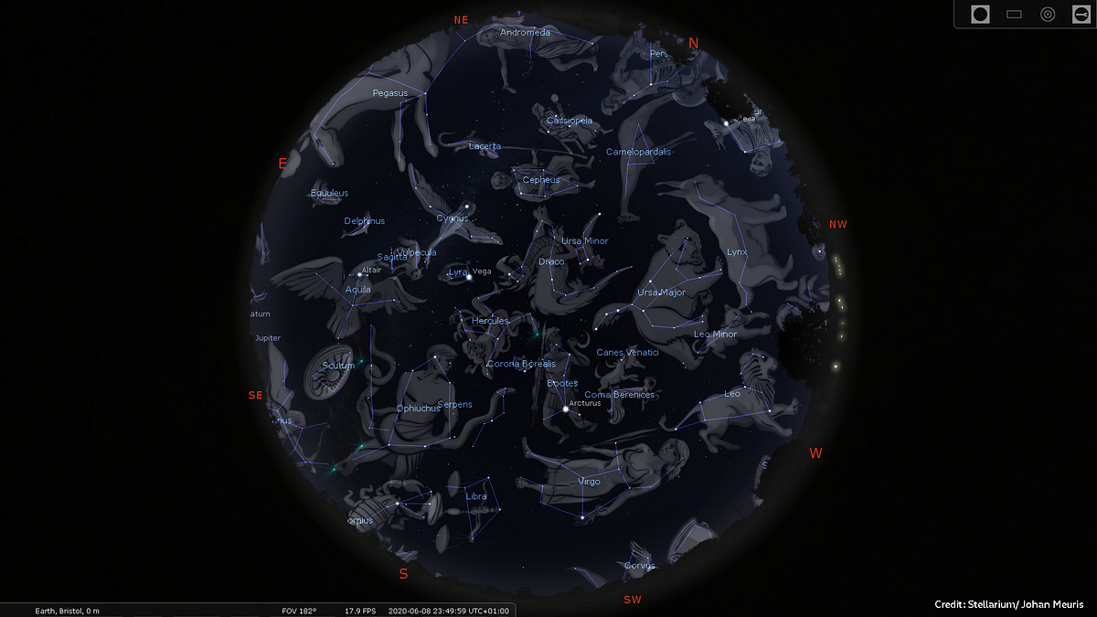 How do I use Stellarium? A guide to the basics | by Paul Cornish ...