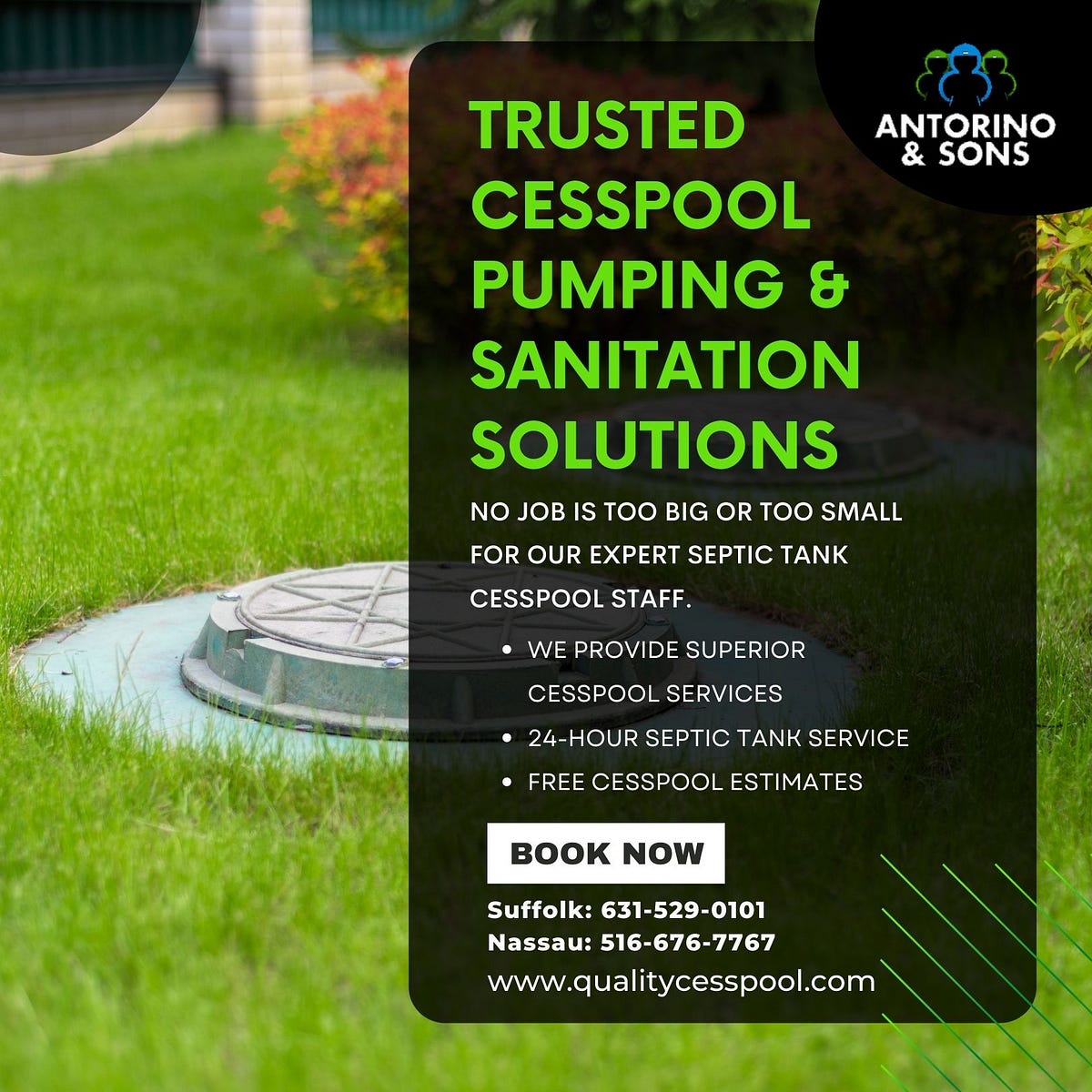 Septic Tank Maintenance — Huntington, New York | by Antorino & Sons | Aug, 2023 | Medium