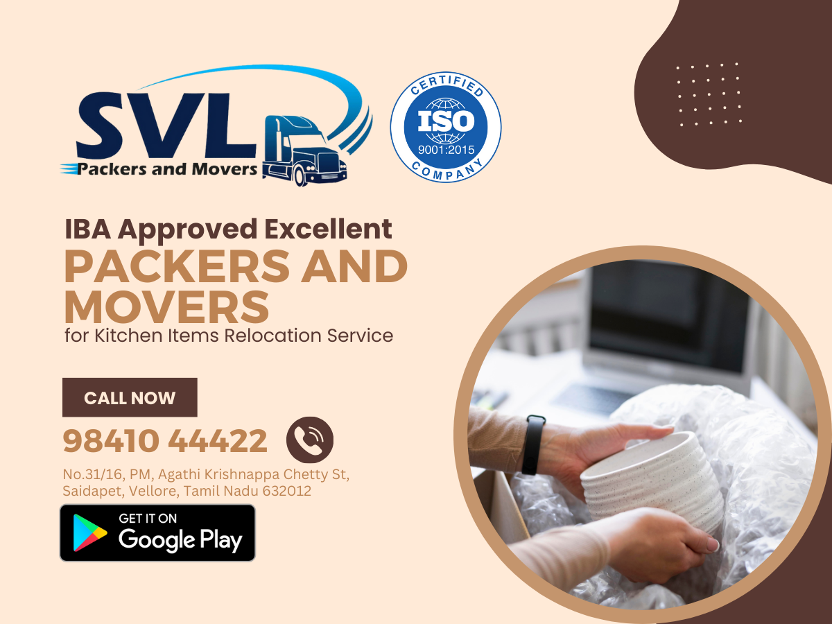 Kitchen Items Relocation Service - Svl Rameshkarthik - Medium