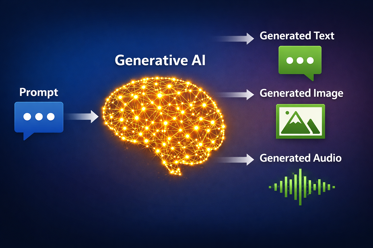 Generative AI vs AI Agents vs Agentic AI — Explained with Real‑World ...