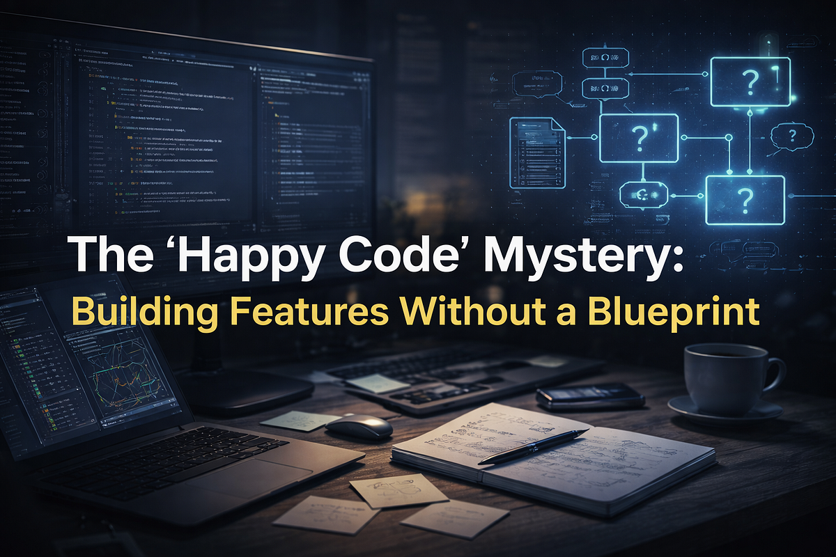 The “Happy Code” Mystery: Building Features Without a Blueprint | by ...
