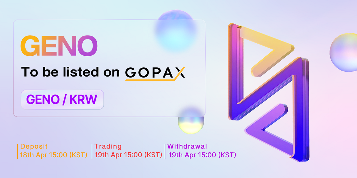 GenomeFi to be listed on GOPAX - GenomeFi - Medium