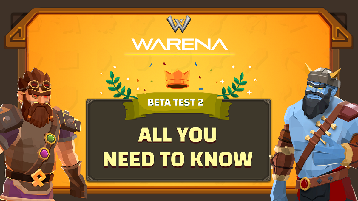 All About Beta Test 2. The 2D Game — Beta Test 2 has been… | by Warena ...