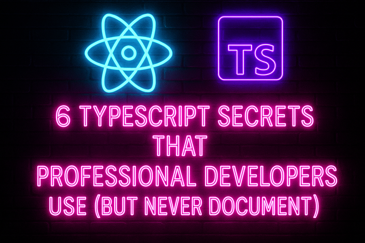 6 TypeScript Secrets That Professional Developers Use (But Never Document) | by Blueprintblog ...