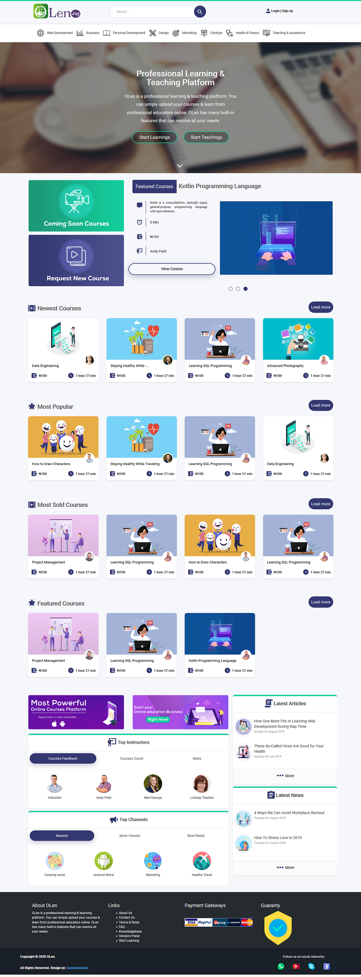 How I got a professional Website Application for my startup business ...