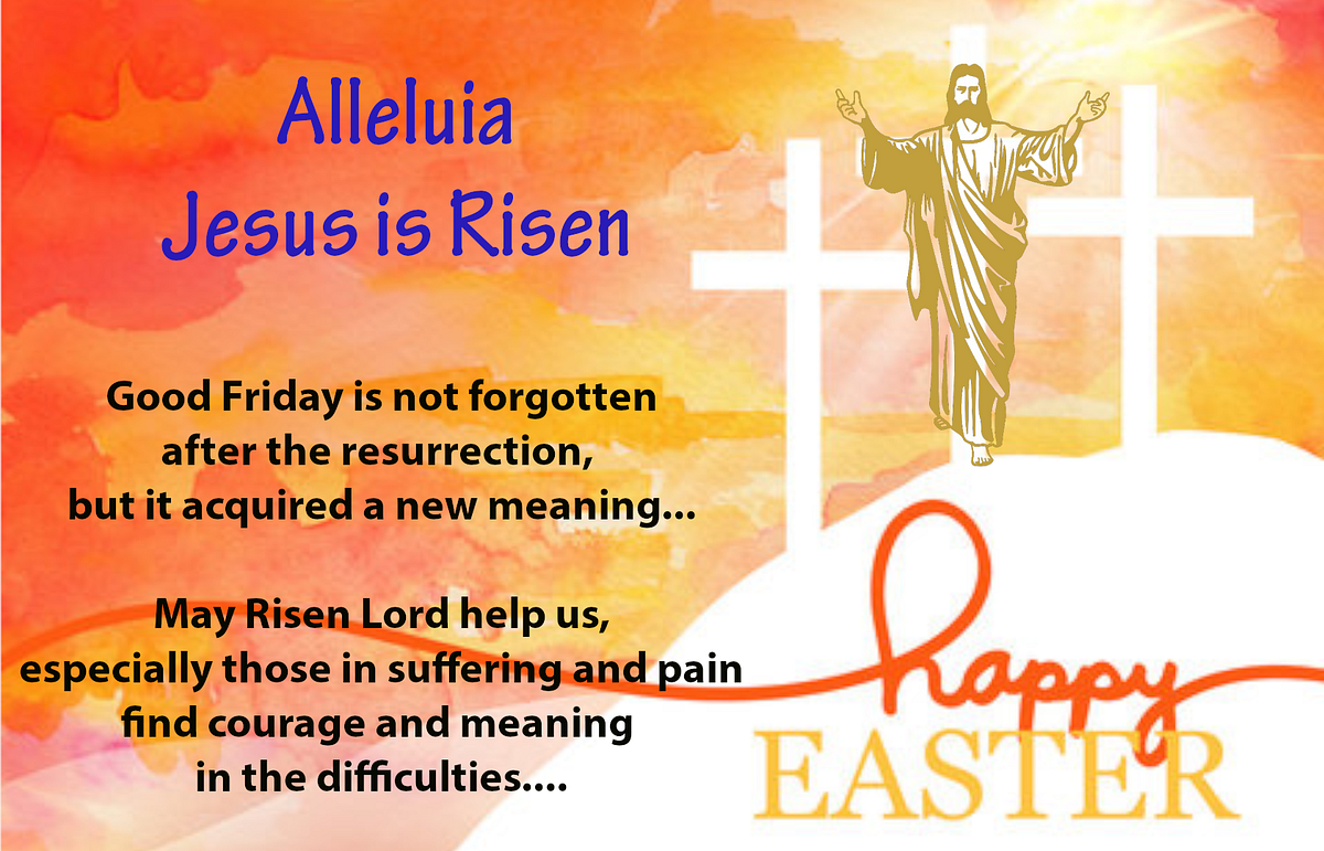 Easter in the midst of our Lent. Yes, this Easter is really different ...