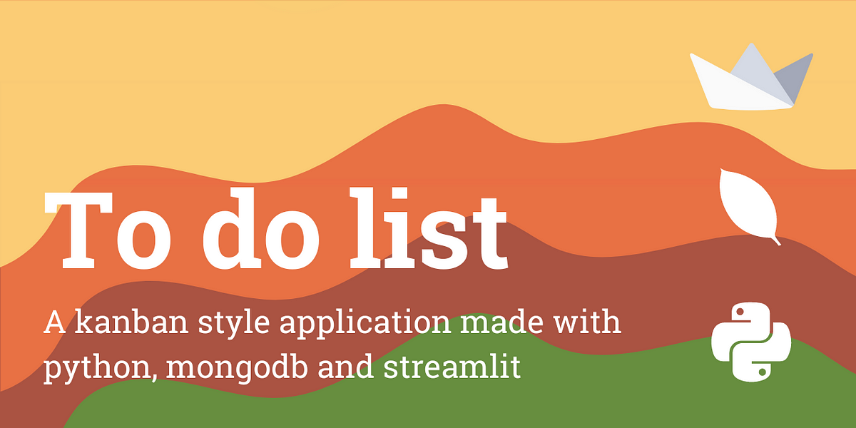 To Do List A Project Using Python Mongodb And Streamlit By Helena Guimarães Medium 3802