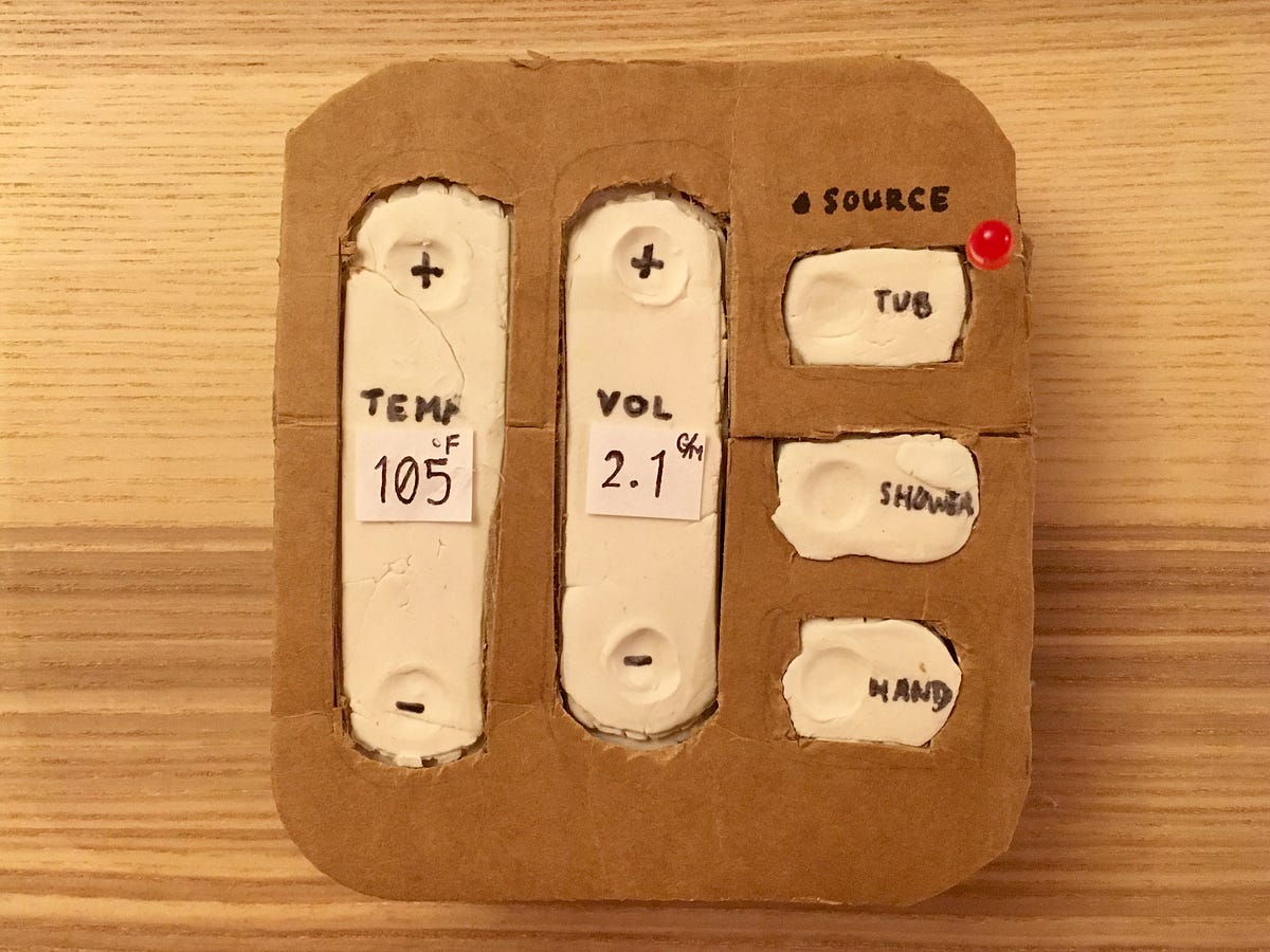 A2 — Tactile Shower UI 🚿. Model prototyping a shower interface… | by ...