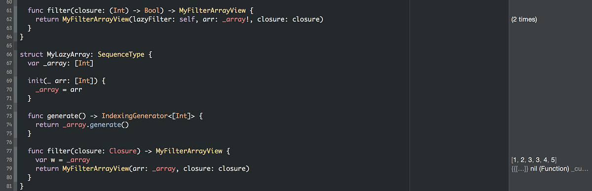 How are swift lazy collections implemented | by Omar Abdelhafith | Medium