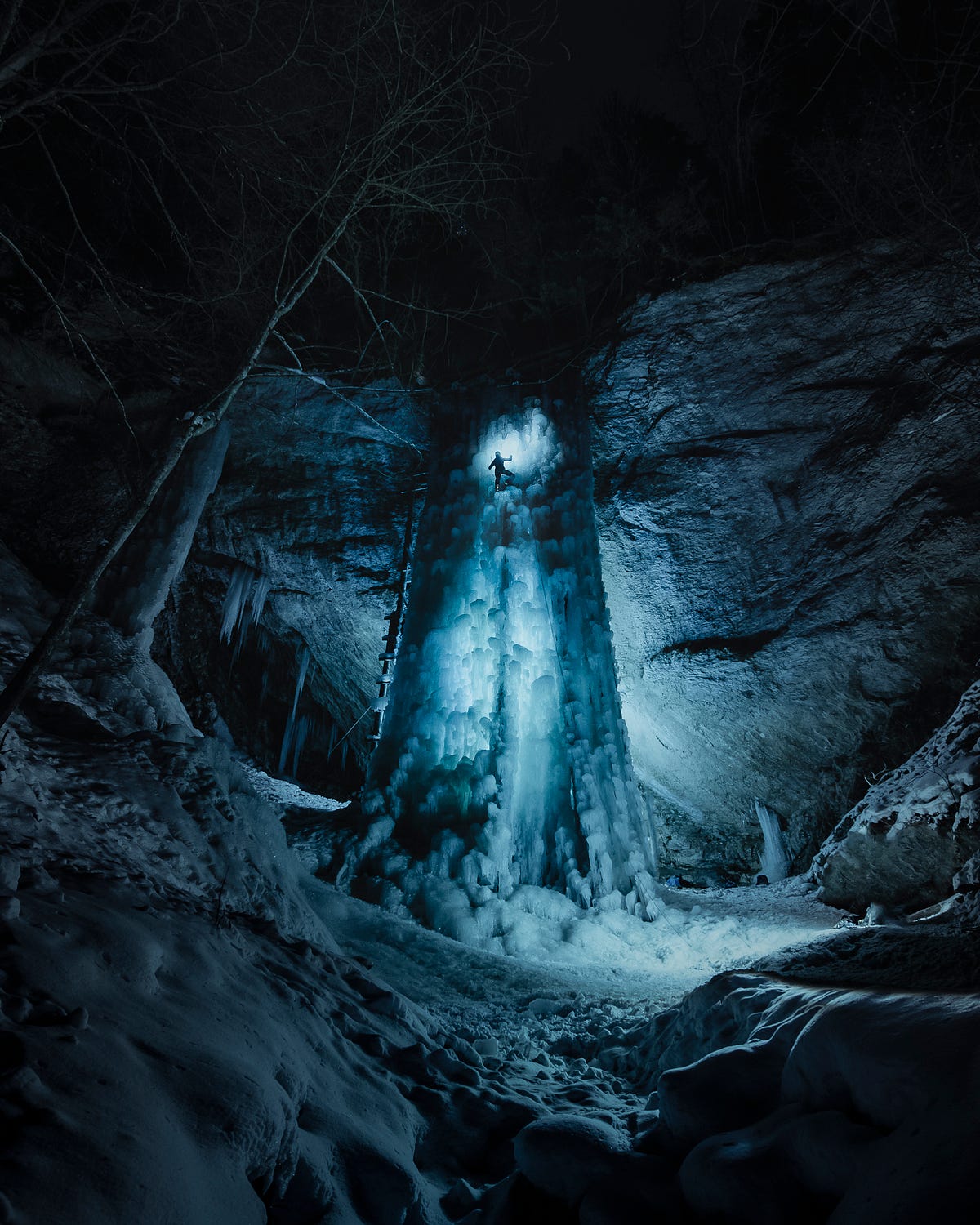 Alice — a frozen waterfall in Austria. | by Ruben van Vreckem | Medium