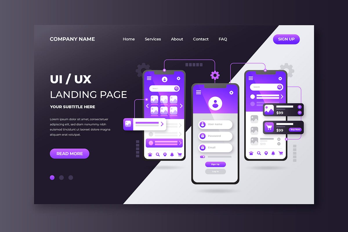 Landing Page — UI/UX. 1. Captivating Headline: — Use a… | by Dan ...