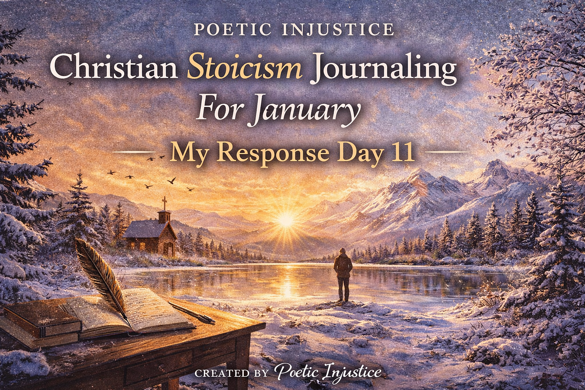 Christian Stoicism Journaling For January — My Response Day 11 | by ...