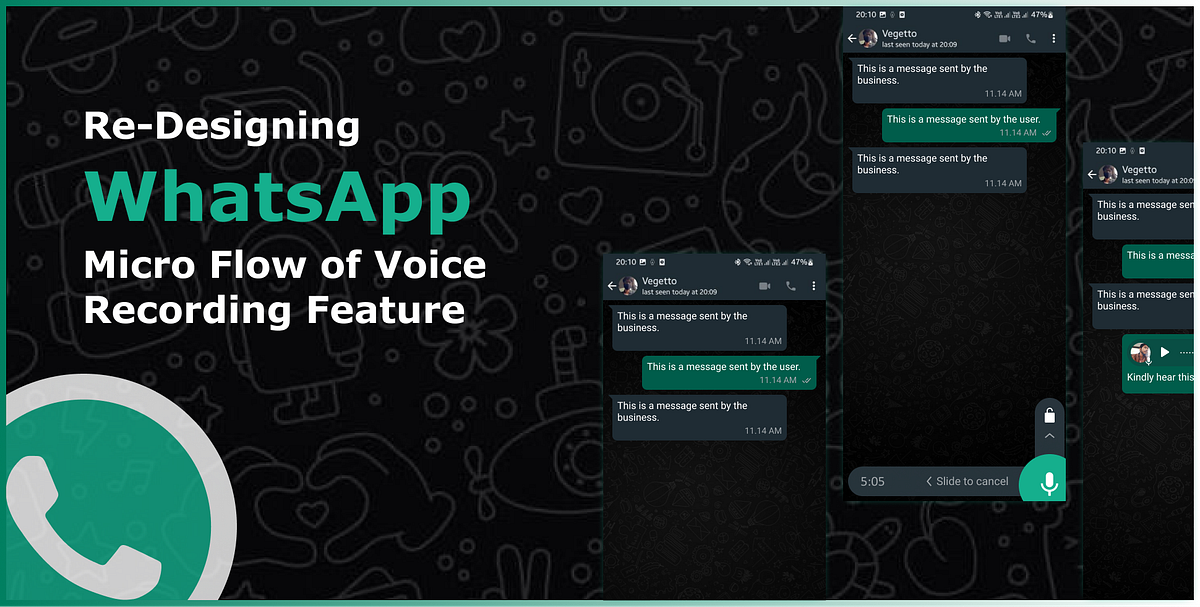 Re-Designing WhatsApp’s Micro Flow of Voice Messages… | by Rohit Joshi ...