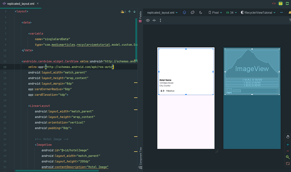 Handling click events on RecyclerView items | by Saurabh Sharma | Medium
