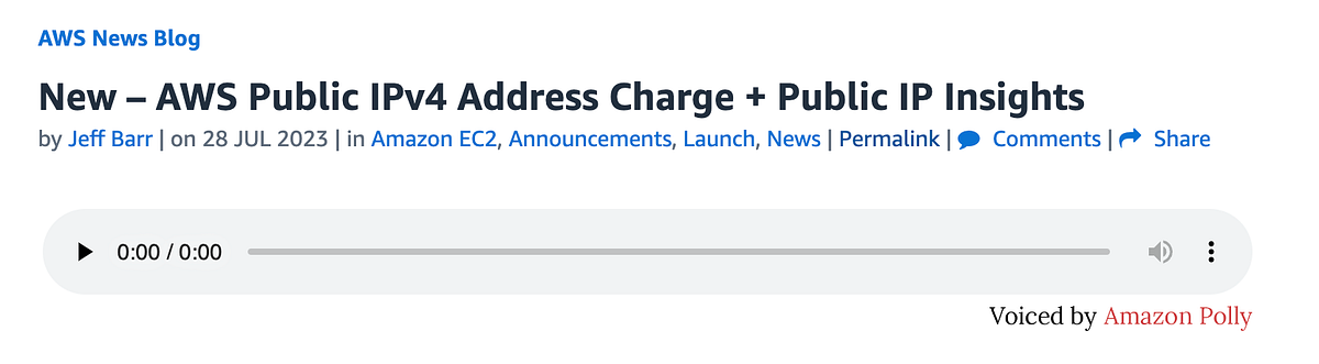 4.3 Billion IPv4 Addresses are Exhausted, AWS to Charge for Public IPv4 Addresses From 2024 | by ...