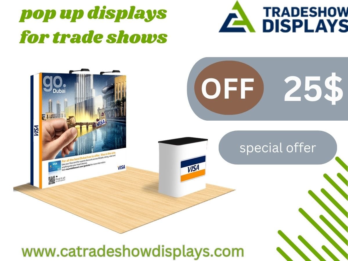 Redefining Pop Up Displays For Trade Shows | USA - Catradeshow Display ...