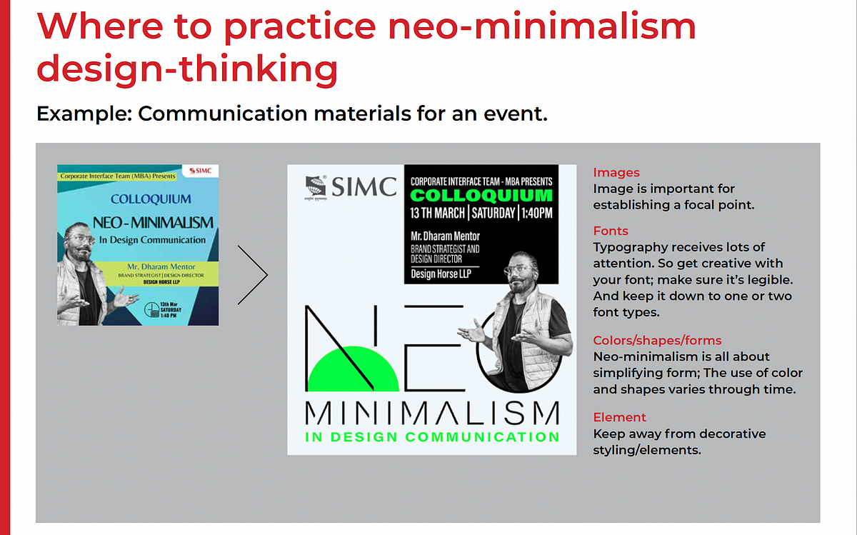 How to Create an impactful poster design using Neo-minimalism! - Dharam ...