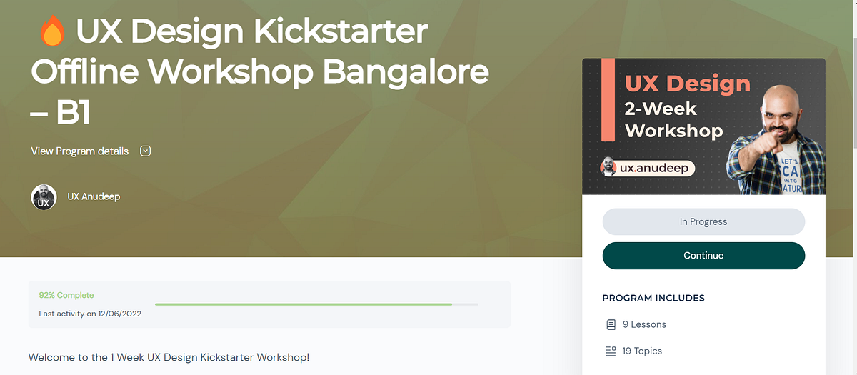 UX Design Kickstart Workshop Bengaluru — B1 | by Shreelakshmee R Kashyap | Bootcamp | Medium