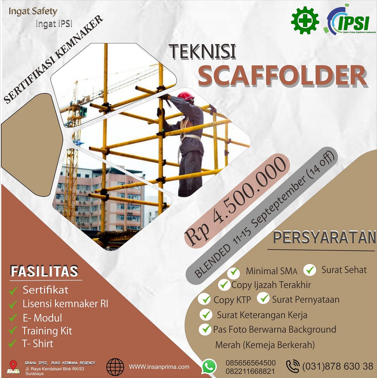 TEKNISI SCAFFOLDER | by Kursus operator alat berat | Aug, 2023 | Medium