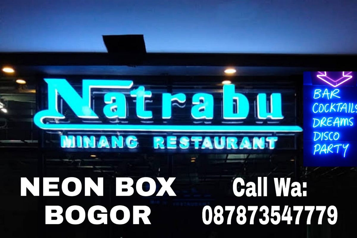 TERMURAH,Neon box Acrylic,Neon box Bogor,Neon box Cafe,Neon box Design ...
