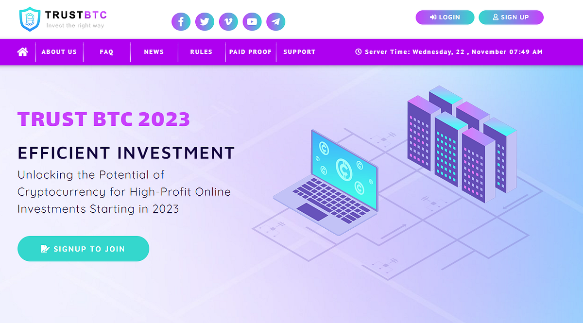 TRUST BTC 2023 EFFICIENT INVESTMENT | by Trustbtcbiz | Nov, 2023 | Medium