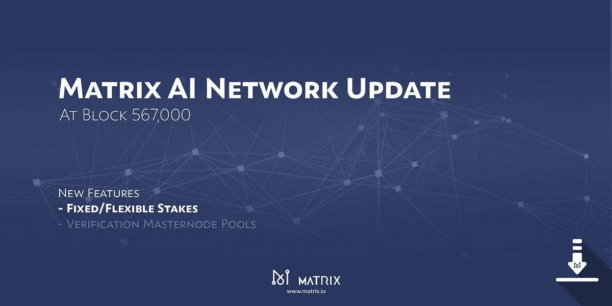 O novo arquivo gman da Matrix AI Network traz as opções de Staking Fixo ...
