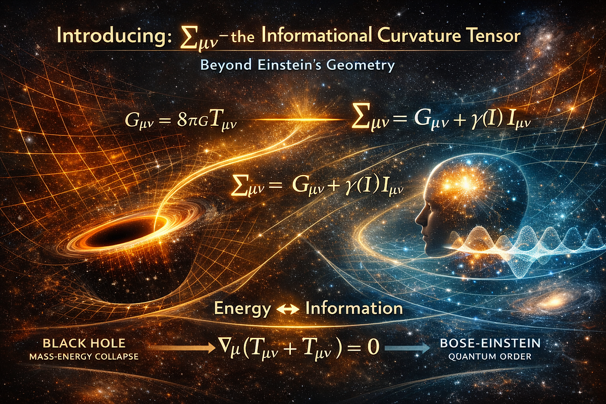 Introducing: Ξμν — the Informational Curvature Tensor | by Ernesto ...