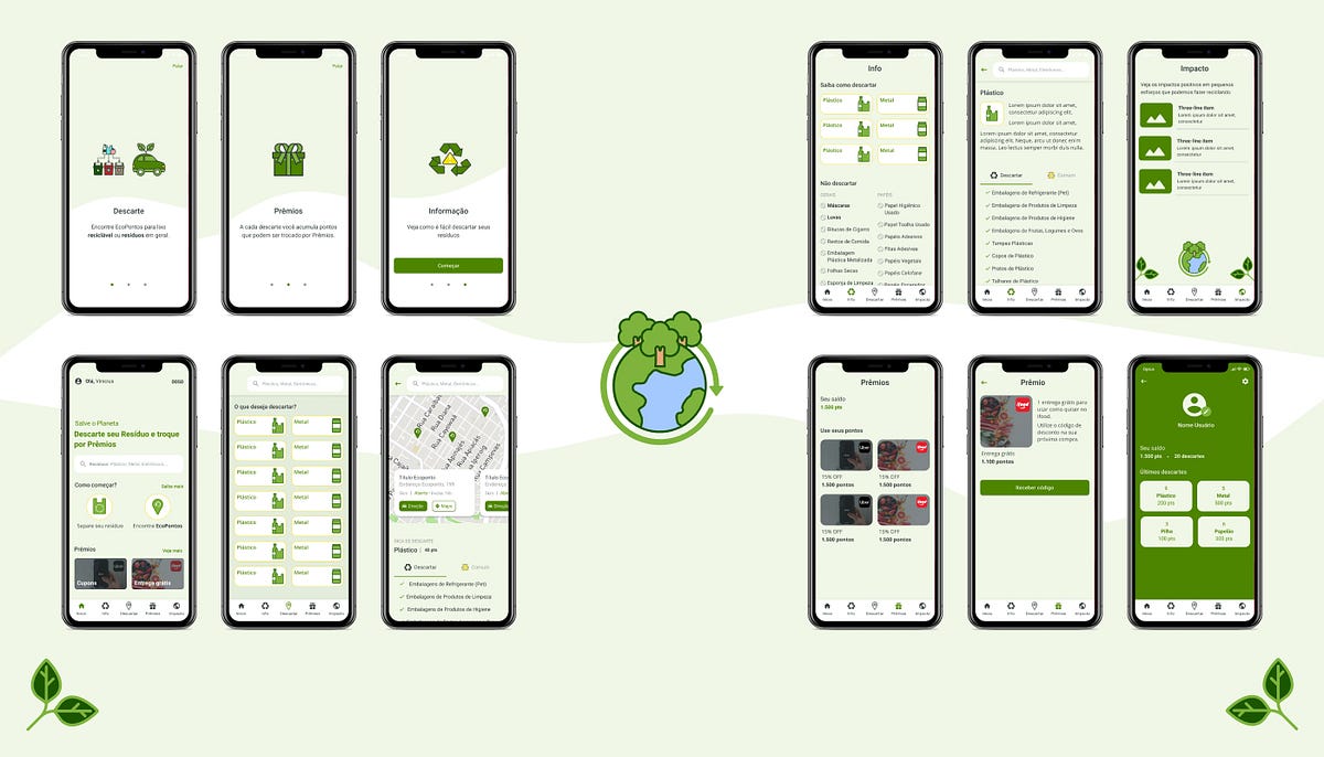 Recycling app — UX/UI Case Study. OVERVIEW | by Vinicius Santos | Medium