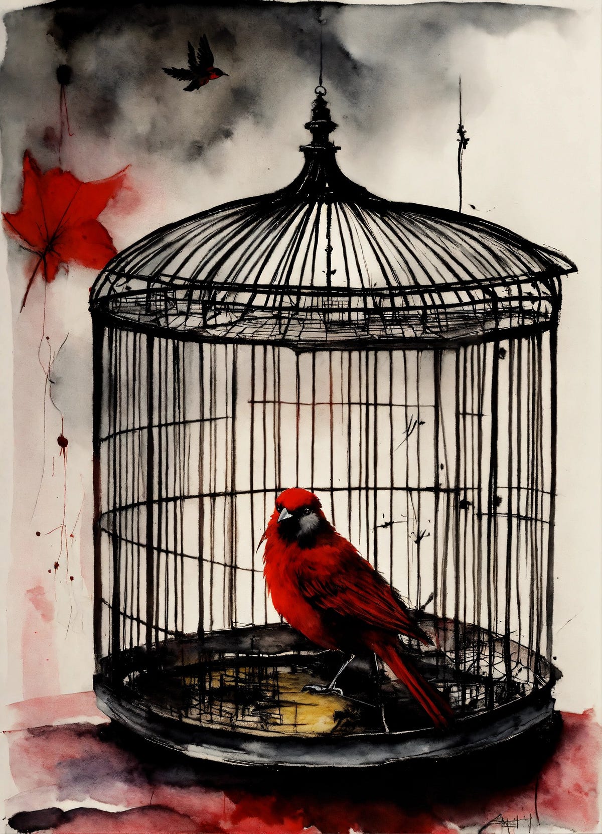The Tale of the Caged Bird. The Tale of the Caged Bird | by Ahsan Ullah ...