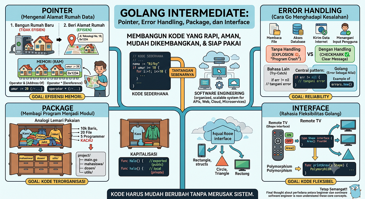 Golang Intermediate: Pointer, Error Handling, Package, dan Interface ...