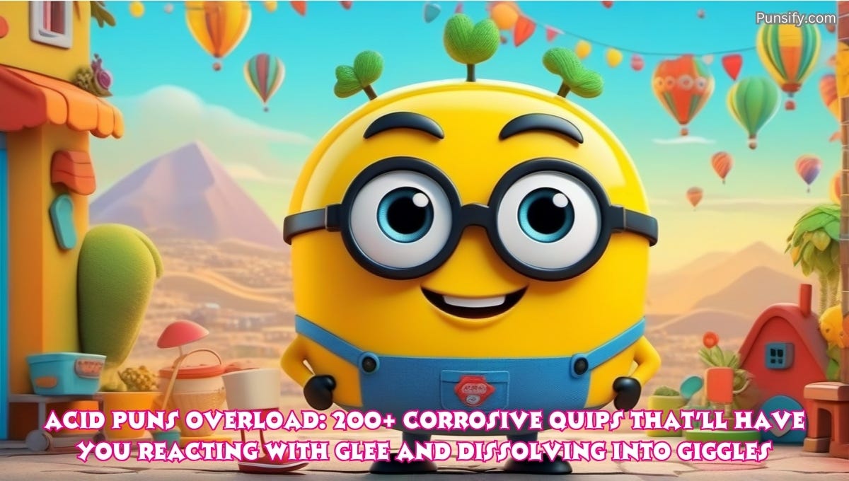 Acid Puns Overload: 200+ Corrosive Quips That’ll Have You Reacting with ...