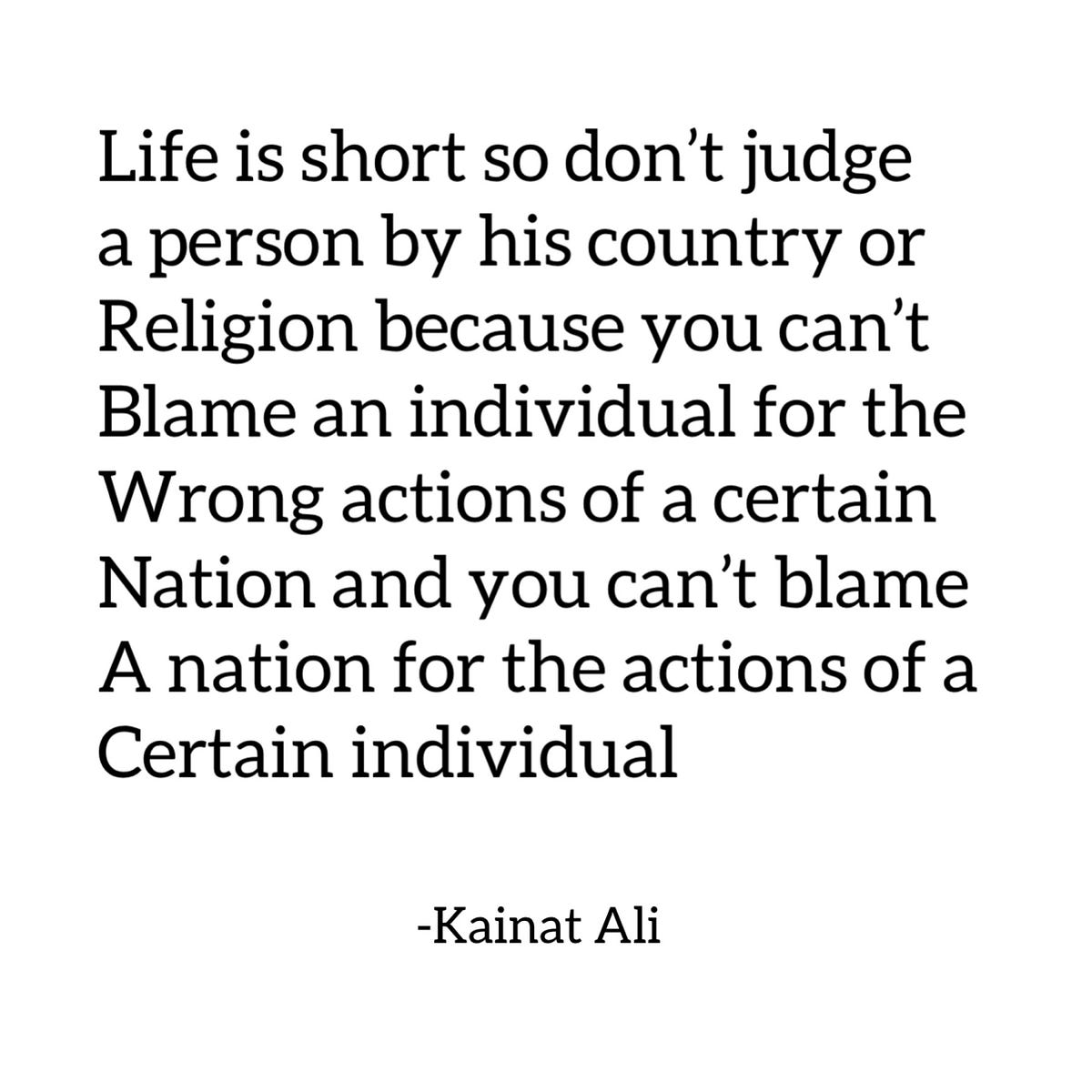 There is no greater power in the world than peace | by Kainat Ali | Nov ...