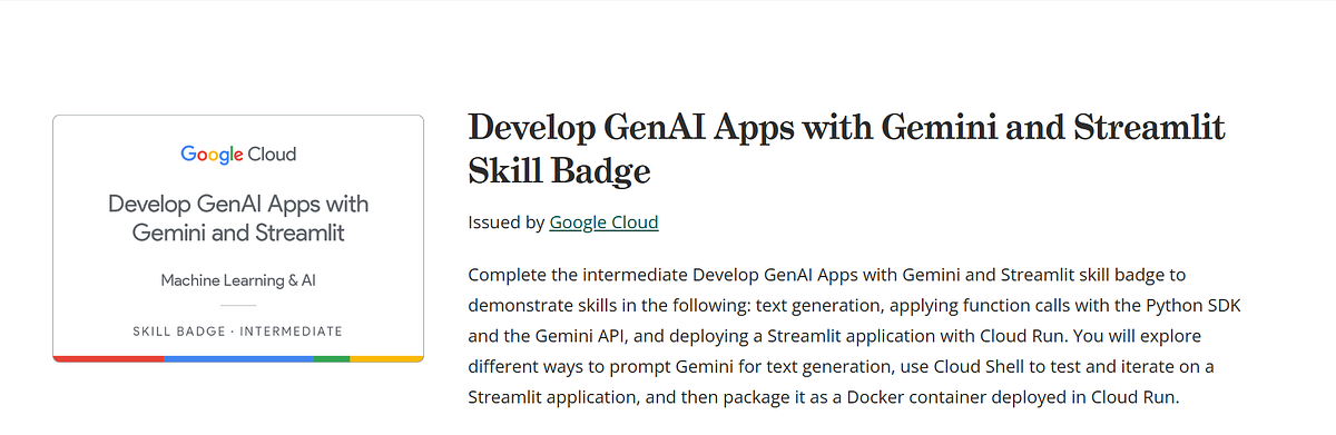 How I Built My First GenAI App Using Gemini and Streamlit | by Mary Mishal Francis | Jul, 2025 ...