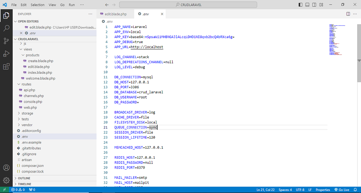 How To Make A CRUD in Laravel. Halo Teman- Teman… ^-^ | by Merry Dyah ...